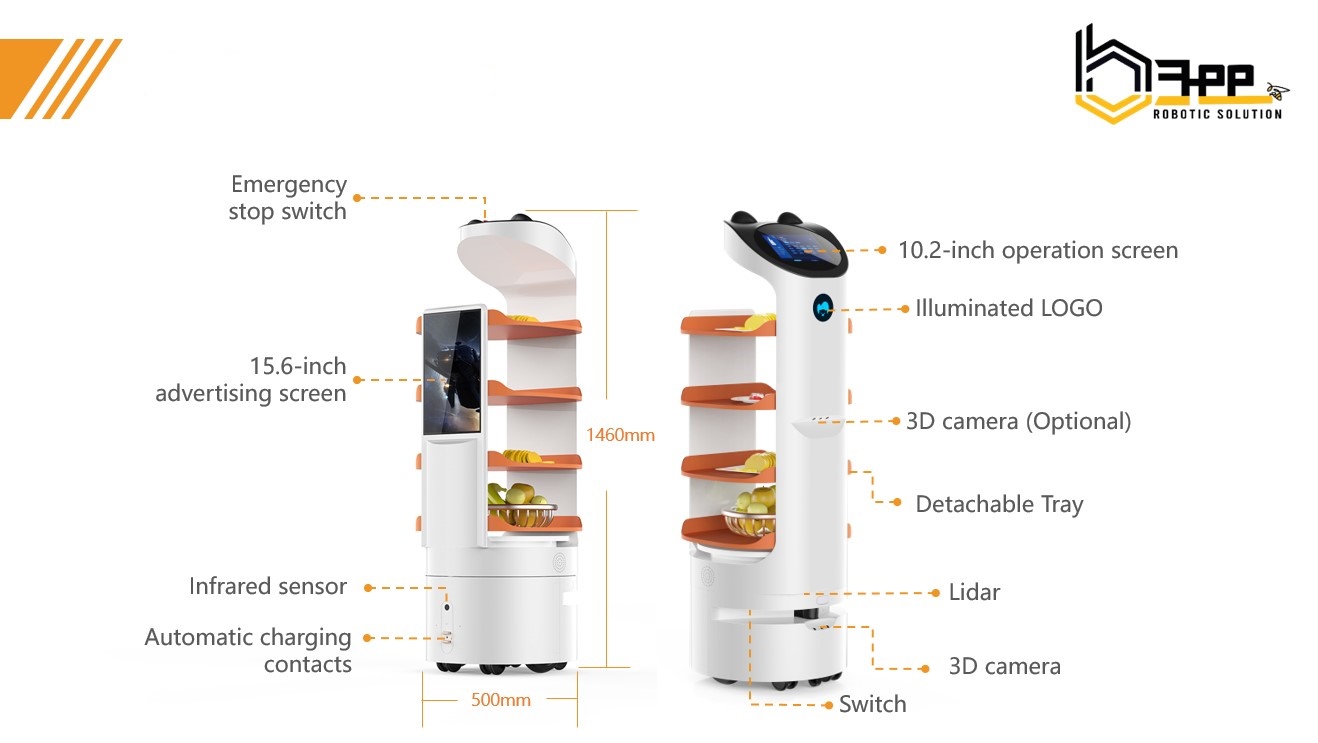 BbeePO Serving Robot – GeneTech